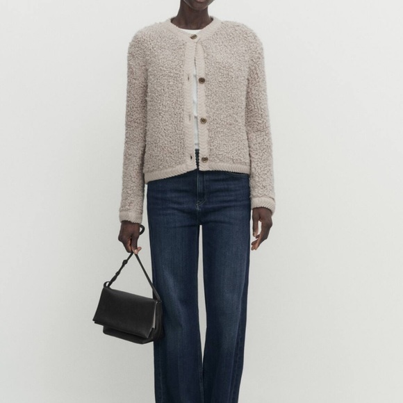 Massimo Dutti | Sweaters | New Massimo Dutti Boucle Knit Cardigan With Buttons | Poshmark